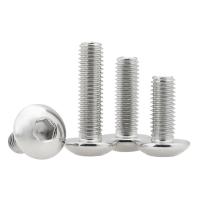 China SS304  Stainless Steel Hex Socket Button Head Screw A2-70 Pan Head Socket Bolt for sale