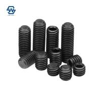 China Grade4.8/8.8/10.9/12.9din913/din914/din915/din916 Black Oxidized Flat End Pointed Hex Socket Head Screws for sale
