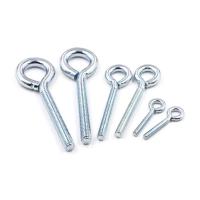 China Closed Eye Bolt M4-M10 Extended Hook Bolt Carbon Steel Lifting Ring Screw for sale