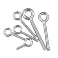 China Galvanized Sheep Eye Screws, Enclosed Lifting Eye Bolts, Welded O-ring Bolts for sale