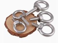 China High Strength  Customized Fasteners Lifting Bolt Ring Screw Hook Bolts Steel 50mm/40mm/25mm  Custom Eye Bolts Din580 for sale
