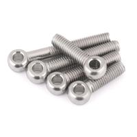 China SS304 Eye Bolt with Hole Connection Bolt DIN444 Round Head Eye Screw for sale