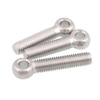 China SS304 Eye Bolt with Hole Connection Bolt DIN444 Round Head Eye Screw for sale