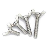 China Din316 Wing Bolt Carbon Steel Wing Bolt Stainless Steel Eyebolt with Wing Nut butterfly Bolt Galvanized for sale