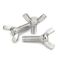 China Din316 Wing Bolt Carbon Steel Wing Bolt Stainless Steel Eyebolt with Wing Nut butterfly Bolt Galvanized for sale