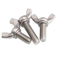 China Din316 Wing Bolt Carbon Steel Wing Bolt Stainless Steel Eyebolt with Wing Nut butterfly Bolt Galvanized for sale