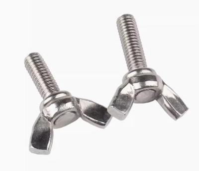 China Butterfly Bolts DIN 316 304 Stainless Steel Carbon Steel Wing Bolts M8M10M12M16 Hand Twisted Bolts for sale