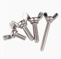 China Butterfly Bolts DIN 316 304 Stainless Steel Carbon Steel Wing Bolts M8M10M12M16 Hand Twisted Bolts for sale