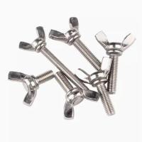 China Butterfly Bolts DIN 316 304 Stainless Steel Carbon Steel Wing Bolts M8M10M12M16 Hand Twisted Bolts for sale