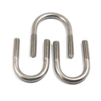 China Carbon Steel Stainless Steel Clamp U-bolt Galvanized Anchor Bolt Grade 4.8 / 8.8 / 10.9 / 12.9 U-bolt for sale