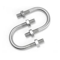 China Carbon Steel Stainless Steel Clamp U-bolt Galvanized Anchor Bolt Grade 4.8 / 8.8 / 10.9 / 12.9 U-bolt for sale
