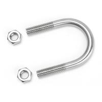 China Carbon Steel Stainless Steel Clamp U-bolt Galvanized Anchor Bolt Grade 4.8 / 8.8 / 10.9 / 12.9 U-bolt for sale