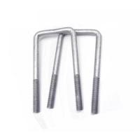 China Hot Galvanizing/Dacromet U Bolt Electric Power Fittings Auto Part Trailer Pipe Clamp High Strength Square U Bolt for sale
