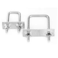 China China Galvanized U Bolt Sizes Auto Part Trailer U-bolt Nut Pipe Clamp High Strength Stainless Steel square U Bolt for sale