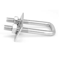 China China Galvanized U Bolt Sizes Auto Part Trailer U-bolt Nut Pipe Clamp High Strength Stainless Steel square U Bolt for sale