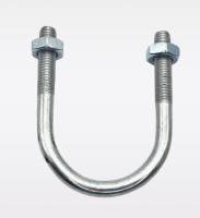 China Stainless Steel/carbon Steel U-bolt Galvanized U-shaped Pipe Clamp  Various Specifications Pipeline Fixture Fixation for sale