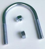 China Stainless Steel/carbon Steel U-bolt Galvanized U-shaped Pipe Clamp  Various Specifications Pipeline Fixture Fixation for sale
