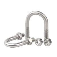 China Factory Wholesale U-shaped Bolts Carbon Steel Stainless Steel U-shaped Screws U-shaped Pipe Clamps for sale