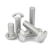China Din603 Round Head square Neck Bolt Carbon Steel M8 M10 M14 M16 Carriage Bolt Zinc Plated for sale