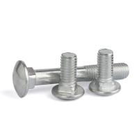 China Din603 Round Head square Neck Bolt Carbon Steel M8 M10 M14 M16 Carriage Bolt Zinc Plated for sale