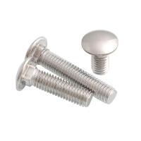China Din603 Round Head square Neck Bolt Carbon Steel M8 M10 M14 M16 Carriage Bolt Zinc Plated for sale