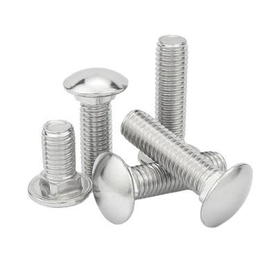 China Made in China Factory Wholesale High-Quality Ss Stainless Steel DIN603 Cup Head Square Neck Bolts/Carriage Bolts for sale