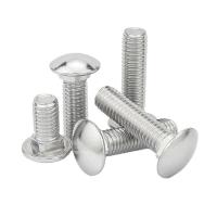 China Made in China Factory Wholesale High-Quality Ss Stainless Steel DIN603 Cup Head Square Neck Bolts/Carriage Bolts for sale