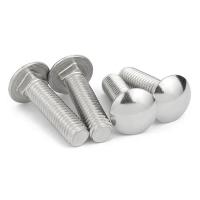 China Made in China Factory Wholesale High-Quality Ss Stainless Steel DIN603 Cup Head Square Neck Bolts/Carriage Bolts for sale
