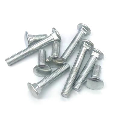 China Factory Wholesale Price DIN603 Grade 4.8/8.8/10.9/12.9 Carriage Bolt Cup Head Square Neck Bolts for sale