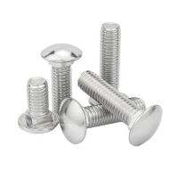 China Factory Wholesale Price DIN603 Grade 4.8/8.8/10.9/12.9 Carriage Bolt Cup Head Square Neck Bolts for sale