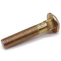 China High Strength Galvanized DIN603 Carriage Bolt Half Head Square Neck Fastener Chinese Manufacturer Steel Material Plain Finish for sale