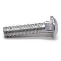 China High Strength Galvanized DIN603 Carriage Bolt Half Head Square Neck Fastener Chinese Manufacturer Steel Material Plain Finish for sale