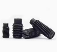 China High Strength Slotted Set Screws with Long Dog Point DIN 417 Slotted Long Cylindrical End Tightening Screws Customizable for sale