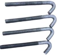 China 9-anchor Bolt M12 M14 M16 M24 M36 M42 M56 Galvanized Black Oxidation L-shaped Anchor Bolt for sale