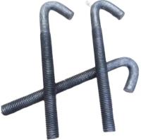 China 9-anchor Bolt M12 M14 M16 M24 M36 M42 M56 Galvanized Black Oxidation L-shaped Anchor Bolt for sale