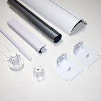 China Horizontal Zebra Roller Blinds Parts Upper And Lower Biparting Open for sale