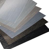 China Pure Polyester Wrinkle Resistant Wool Texture Blackout Blind Material Plain for sale