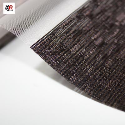 China Day And Night Zebra Fabric Double Layer Blinds Blackout Zebra Blinds Fabric for sale