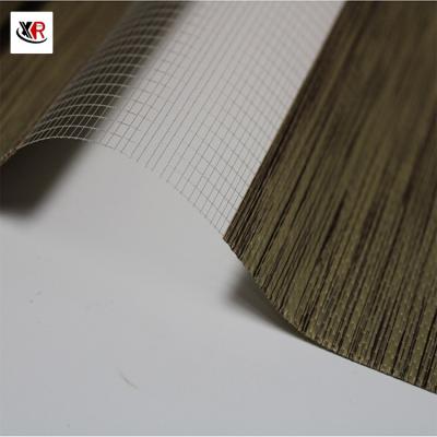 China Day and Night Blackout Hot Sale  Grain Home Decoration Curtain Zebra Blind Roller Blind Fabric for sale