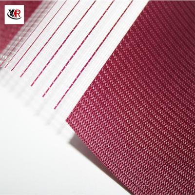China Blackout Many Color 100% Polyester China Cheap Semi-Blackout Roller Zebra Blinds Fabric for sale