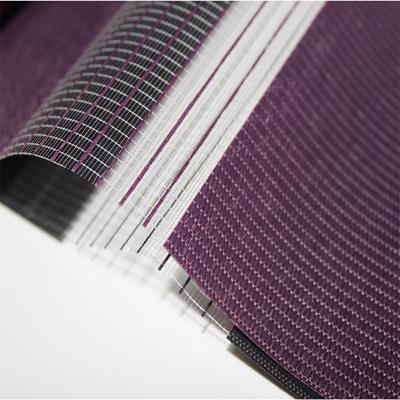 China Manufacture Double Roller Blind Blackout Day and Night for Zebra Blinds Fabric for sale