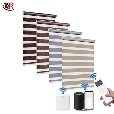 China New Style Battery Power Motorized Window Roller Curtain Blinds Shades Automatic Office Blind Curtains For Home for sale