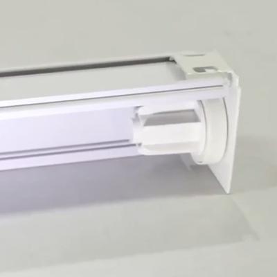 China 1.0/1.1/1.2/1.5MM Zebra Roller Vertical Blinds Components Aluminum  Head Rail For Blinds for sale