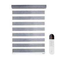 China Day And Night Zebra Xirui Customized Motorized Window Roller Zebra Blinds for sale