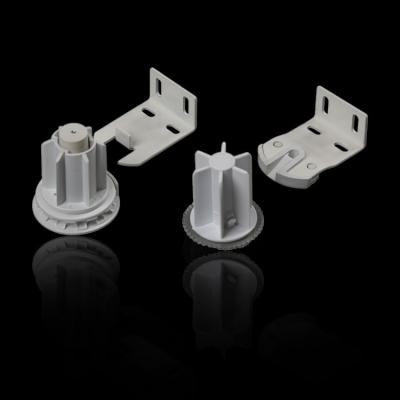 China High Quality hot sale 38mm roller blinds  mechanism with gear nylon material iron bracket for sale