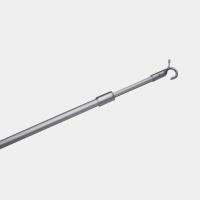 China Curtain Track Seamless  Roman  Aluminum Alloy Cordless Curtain Manual Push Pull Hand Pull Rod for sale