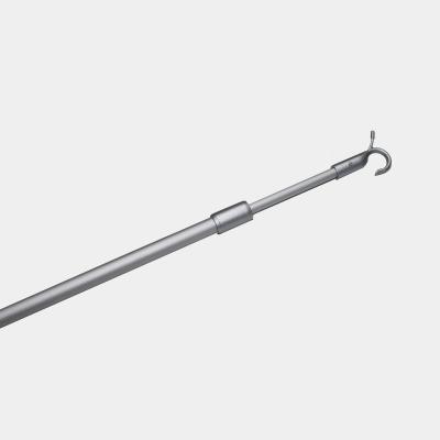 China Curtain Track Seamless  Roman  Aluminum Alloy Cordless Curtain Manual Push Pull Hand Pull Rod for sale