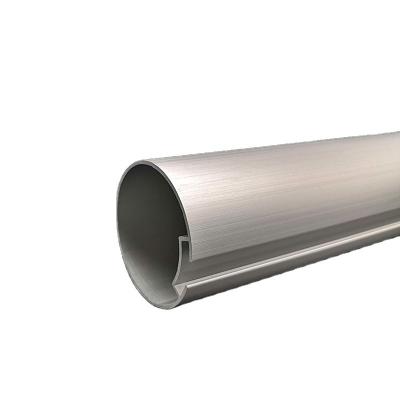 China Aluminium profile 6063-T5 anodized spring tube for curtain with 1.2mm thickness for sale