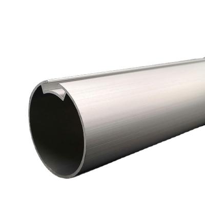 China High Quality Aluminium profile 6063-T5 anodized spring tube for curtain for sale