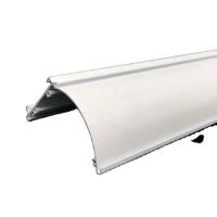 China High quality Powder Coating Overhead Rail Aluminum Curtain Track For Roller Blind Cassette for sale